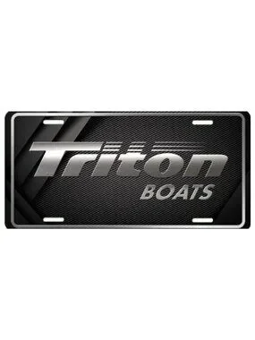 Accents | Triton Boats Vanity Novelty Metal Aluminum License Plate Tag ...